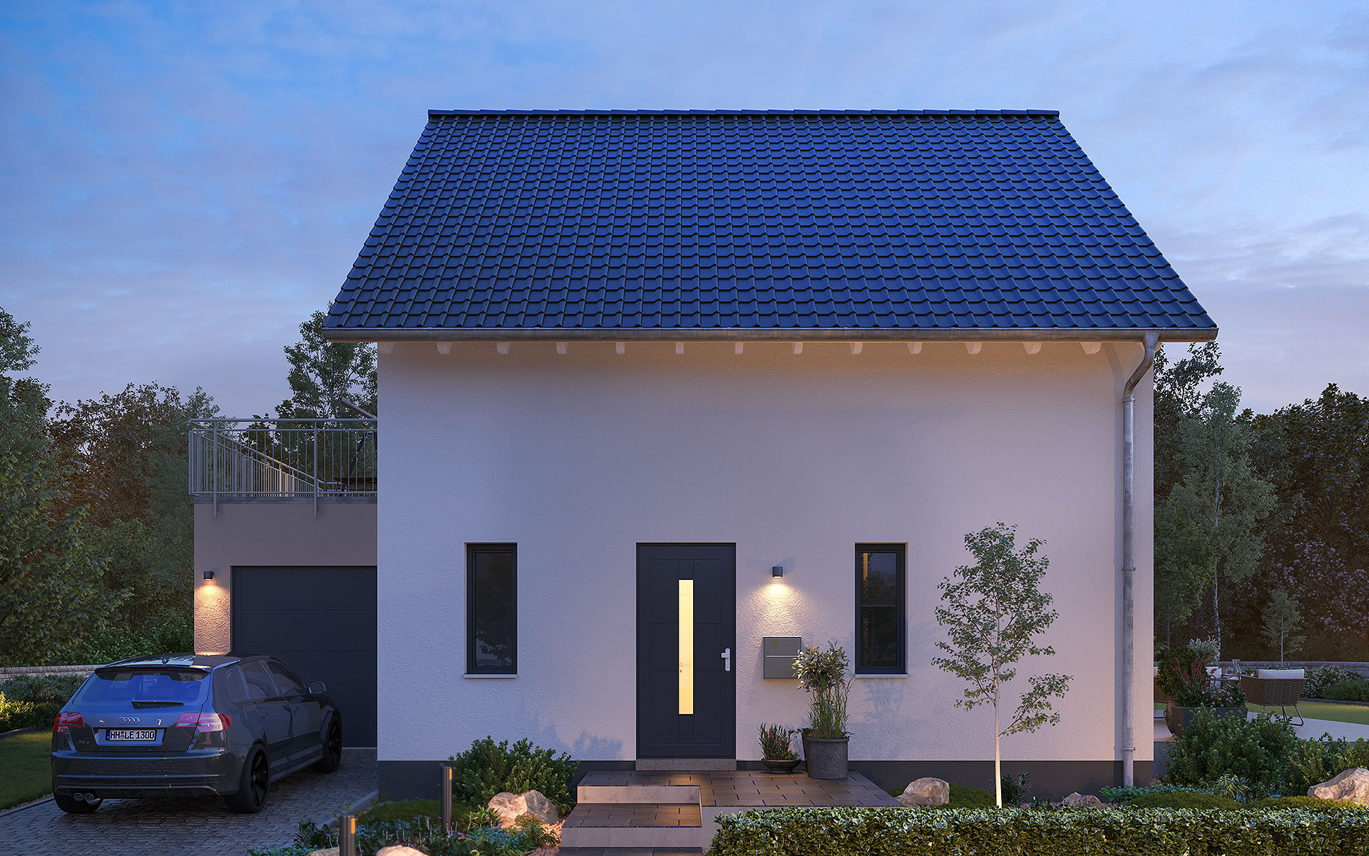 Musterhaus Fertighaus LifeStyle 13.03 S von massa haus GmbH