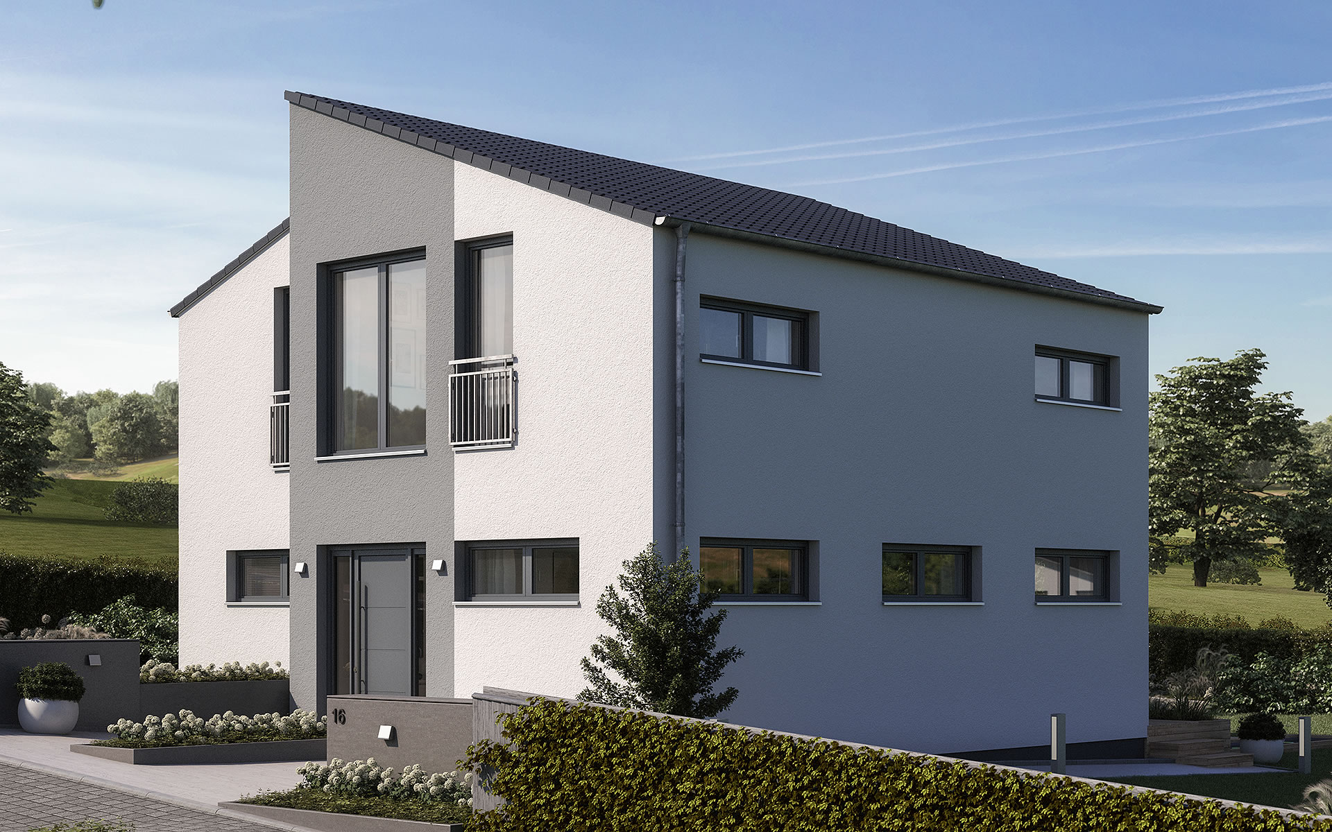 Musterhaus Fertighaus LifeStyle 13.11 P von massa haus GmbH