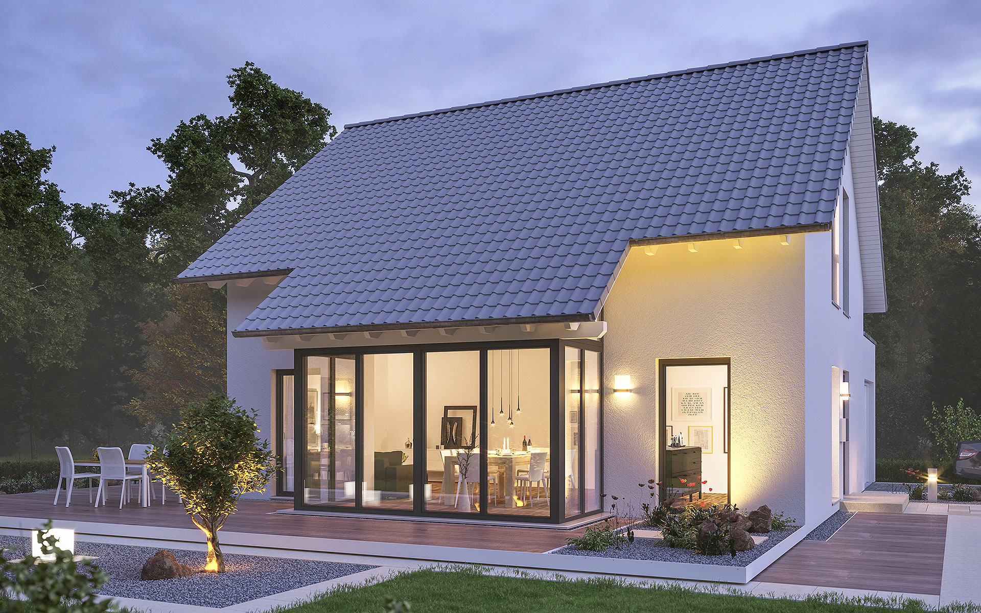 Musterhaus Fertighaus LifeStyle 14.04 S von massa haus GmbH