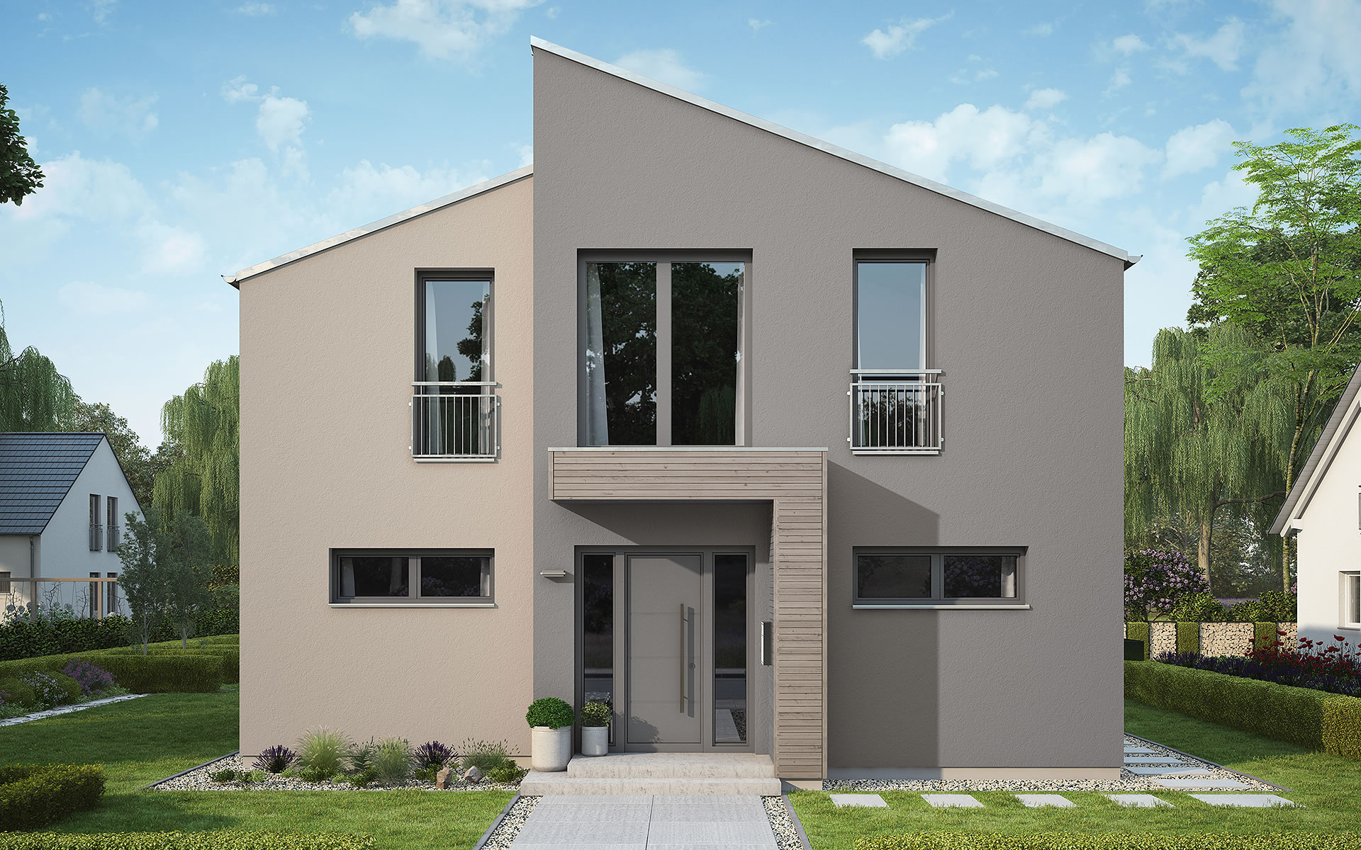 Musterhaus Fertighaus LifeStyle 16.05 P von massa haus GmbH