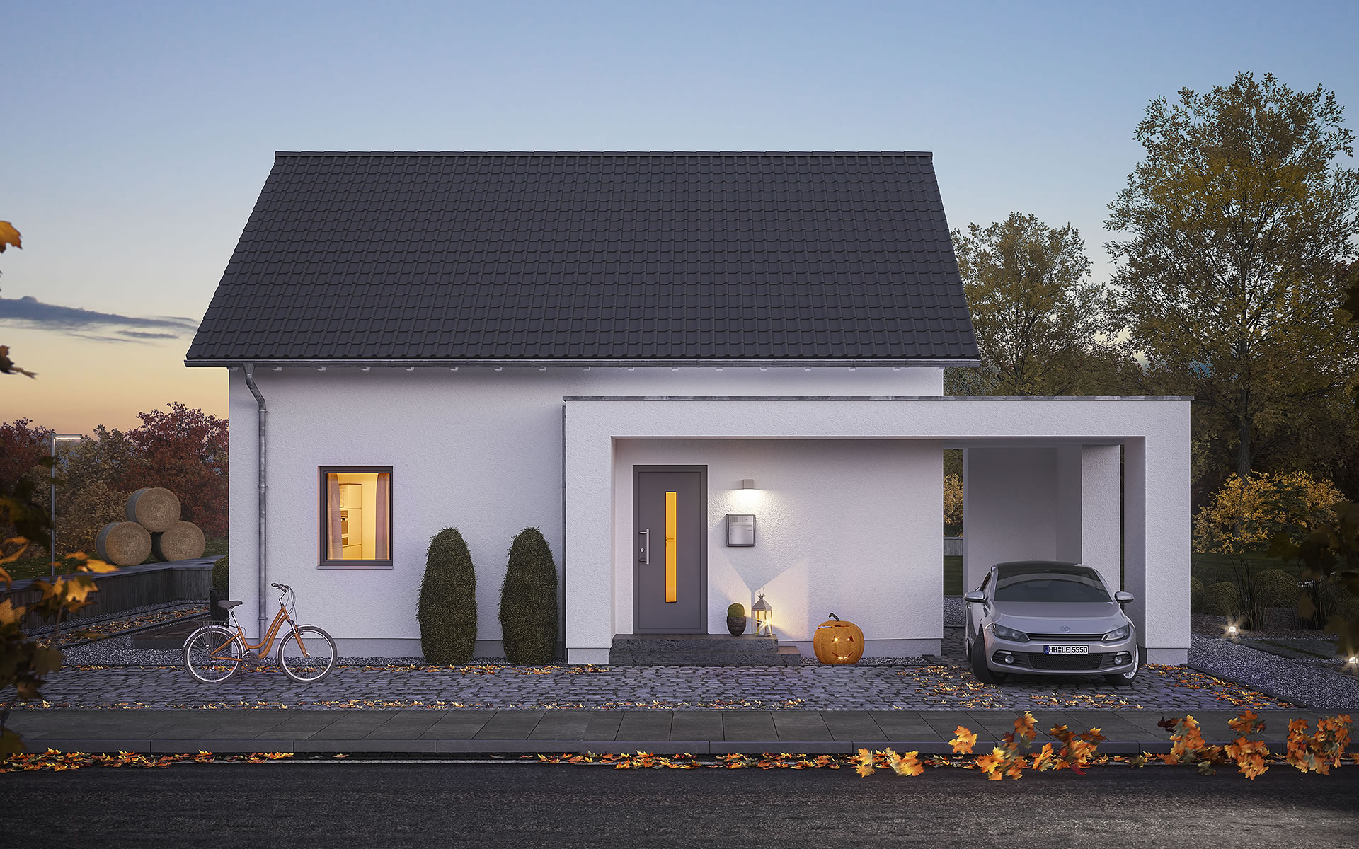 Musterhaus Fertighaus LifeStyle 13.02 S von massa haus GmbH