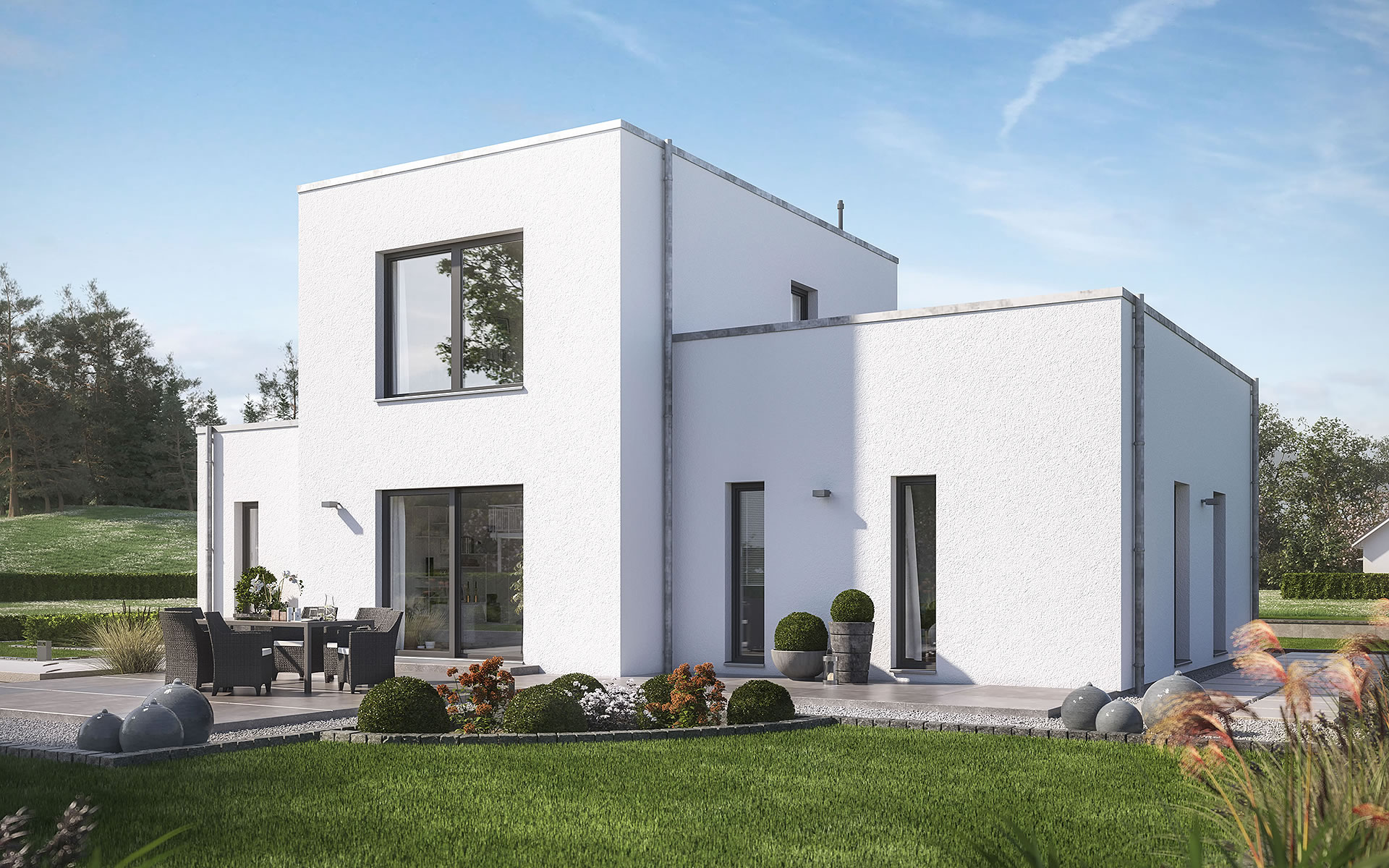 Musterhaus Fertighaus LifeStyle 19.04 F von massa haus GmbH